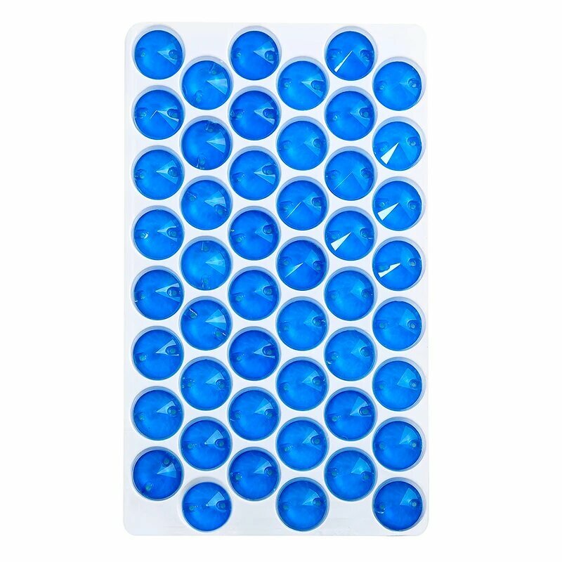 Bobohoo стеклянные стразы для одежды 10 мм 72 шт Синий, 10mm---72pcs, Sapphire neon