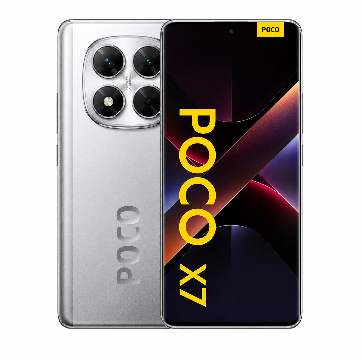 Смартфон Xiaomi POCO X7 12/512 ГБ, Dual: nanoSIM + eSIM, Silver (Серебристый) RU