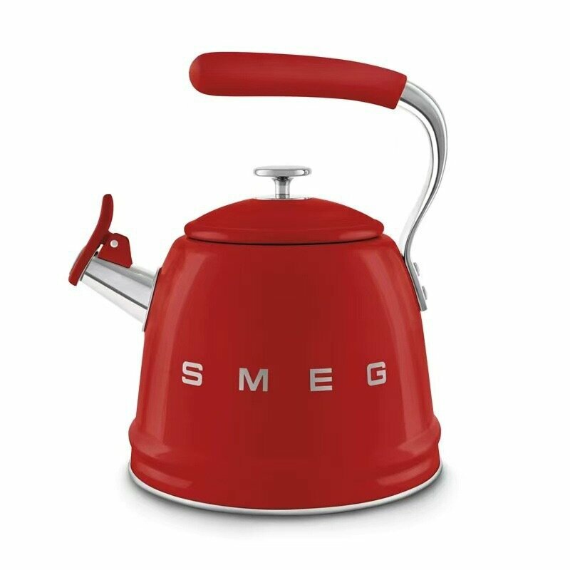 Электрический чайник Smeg CKLW2001CR, нержавеющая сталь, 2,3 л, Красный