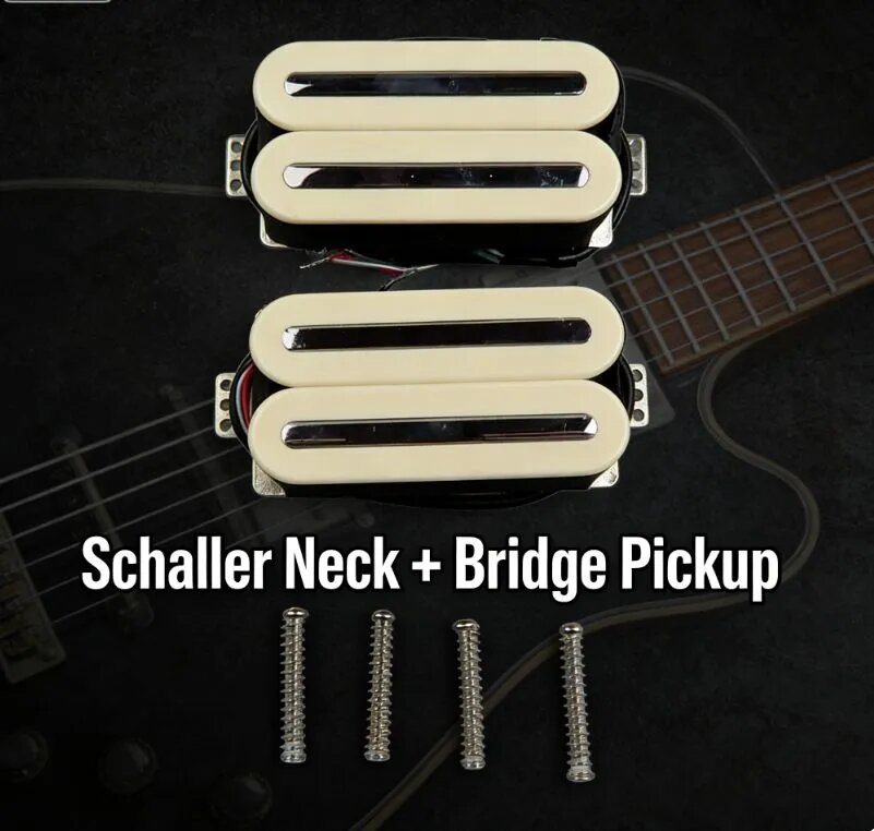 Гитарный Звукосниматель Schaller Metal Humbucker Coil С Керамическим Магнитом