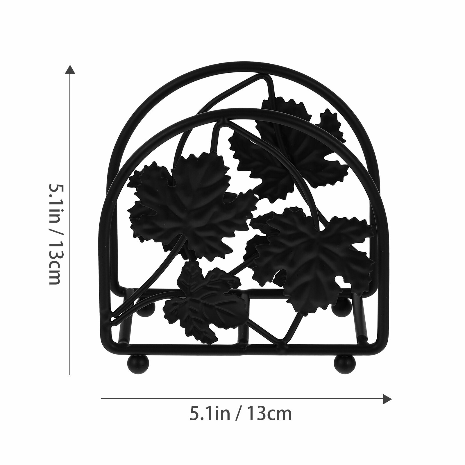 Держатель Салфеток Настольный Черный Декоративный Прочный И Practical 13X13X6CM