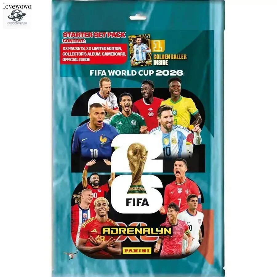 Эксклюзивная карта Panini FIFA 2026 ЧМ для коллекционеров упаковка идеальный подарок