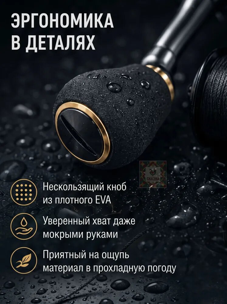 Безынерционная катушка Рыболовная серия 3000, 12+1 подшипников, передаточное число 5.2:1, для спиннинга — фото 1