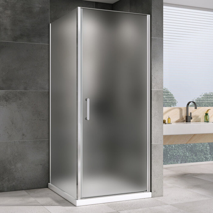 Душевой уголок Abber Sonnenstrand AG04090M-S70M 90x70, профиль хром, стекло матовое