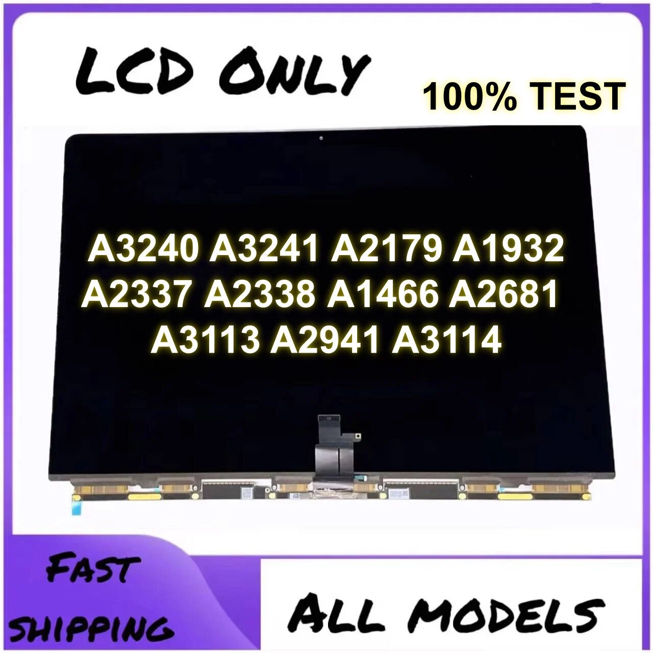 ЖК-дисплей для MacBook Air M1 M2 M3 M4 3240 3241 A3241 LCD ONLY