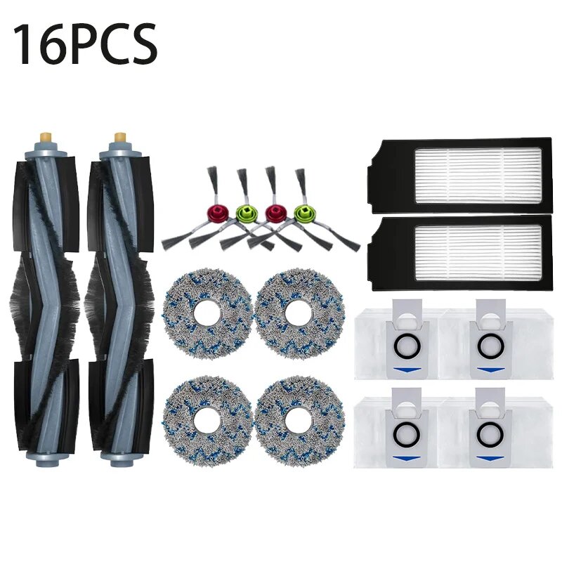 Насадки и фильтры для роботов-пылесосов Ecovacs Deebot X1/ T10 OMNI / TURBO 16PCS