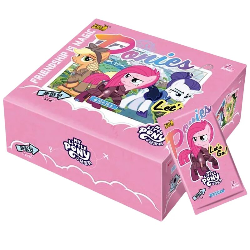 Коллекционная карточка KAYOU My Little Pony Rainbow Bag Xr Розовый, Q3 A box of 30 packs