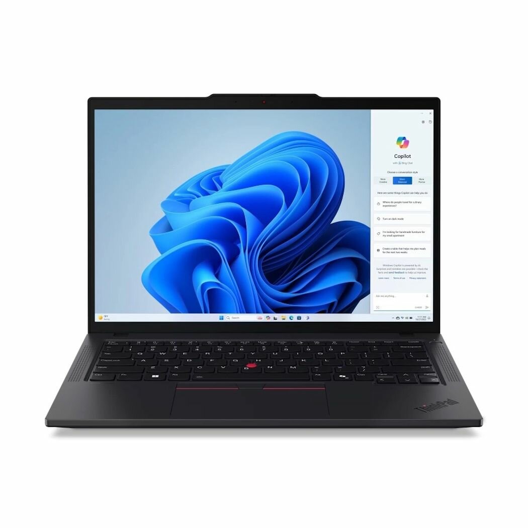 Lenovo ThinkPad T14 Gen 6 21QDS3SL00 Ноутбук 14", Intel Core Ultra 5 225U, RAM 32 ГБ, SSD 1024 ГБ, Intel Arc Graphics, Windows Pro, (21QDS3SL00/32GB/1TB/W11P), черный, Русская раскладка