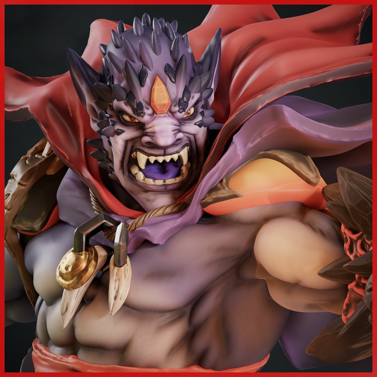 Сборная модель Lion (Dota 2), 300мм, 1/8 для покраски
