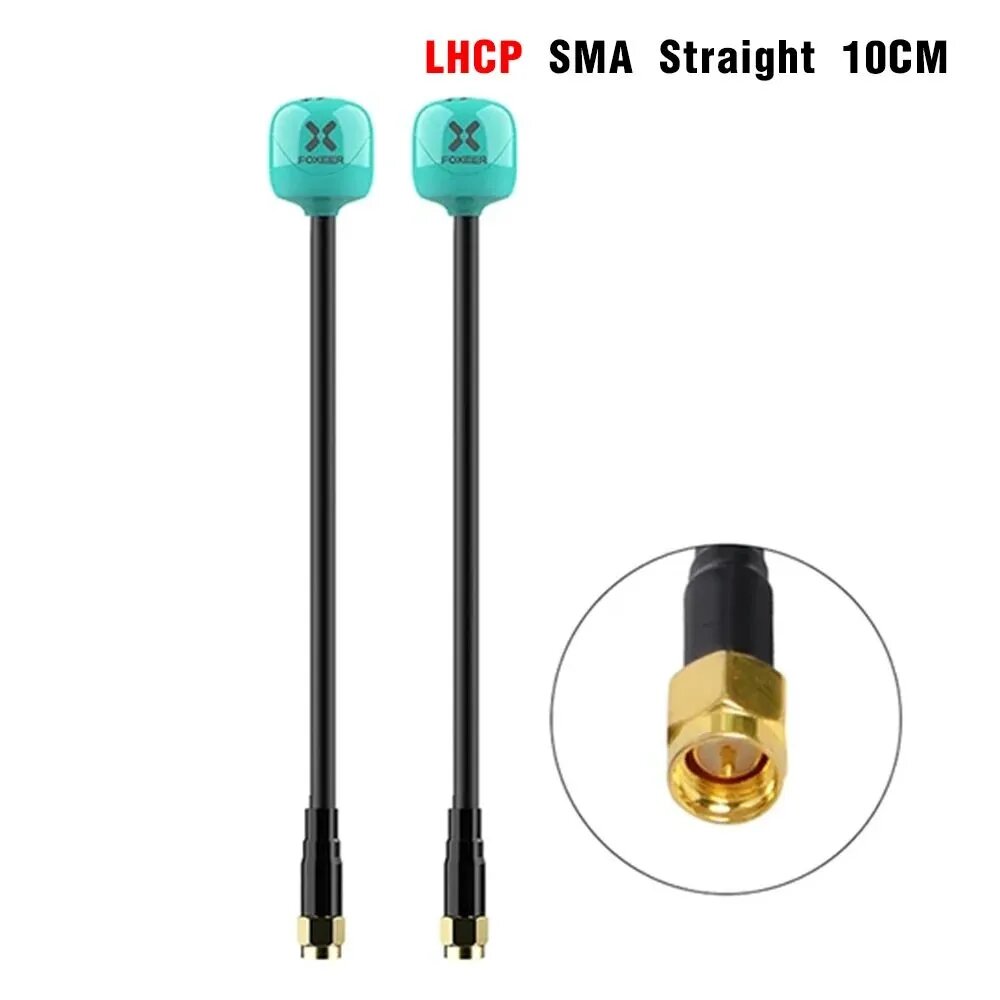 Антенна FOXEER Lollipop_4+ 2 шт. 5.8 ГГц 2.6 дБи Omni Mini RHCP LHCP SMA RPSMA MMCX UFL