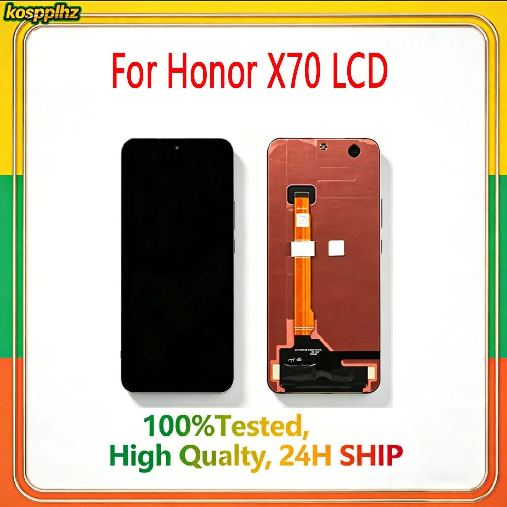 OLED-дисплей 6,79' для Honor X70 (MTN-AN00) с сенсорным экраном и дигитайзером, запасные части