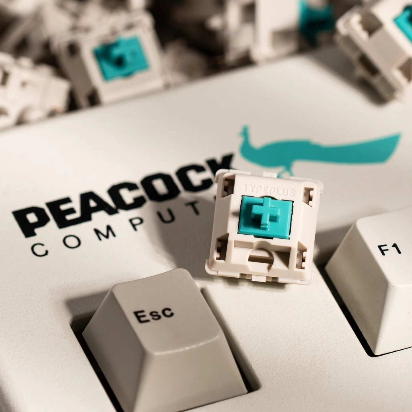 UKGF Type Linear Переключатель Клавиатуры Peacock Switch 90pcs