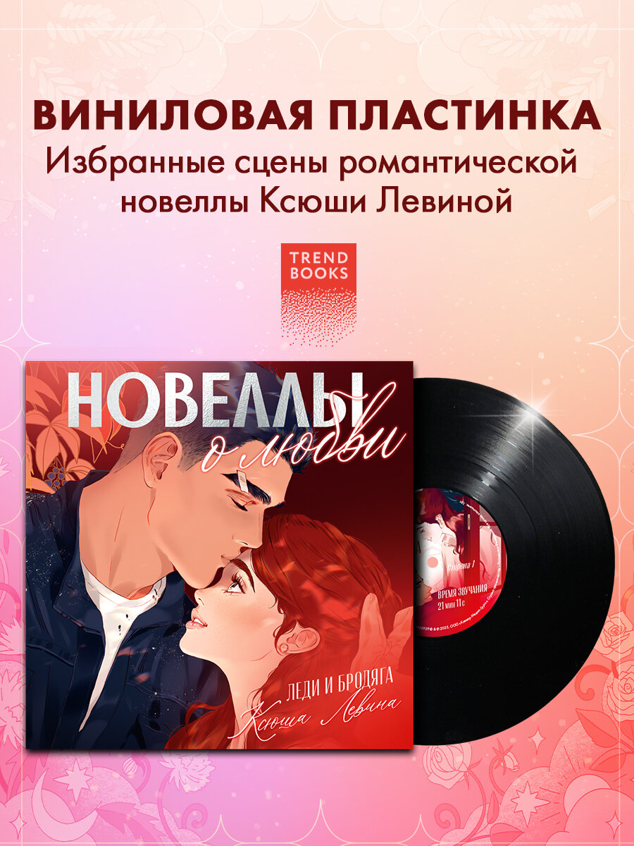 Аудио книга Леди и Бродяга Ксюша Левина на виниловой пластинке Романтическая проза Коллекционное издание