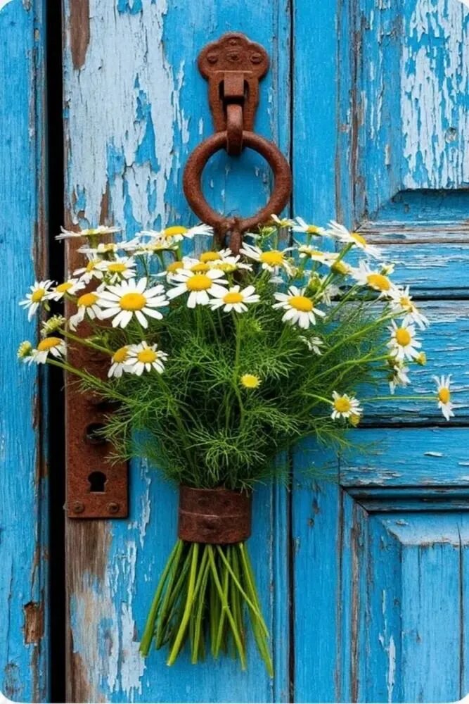 Металлические таблички с цветами-Винтажный декор для дома20x30cm