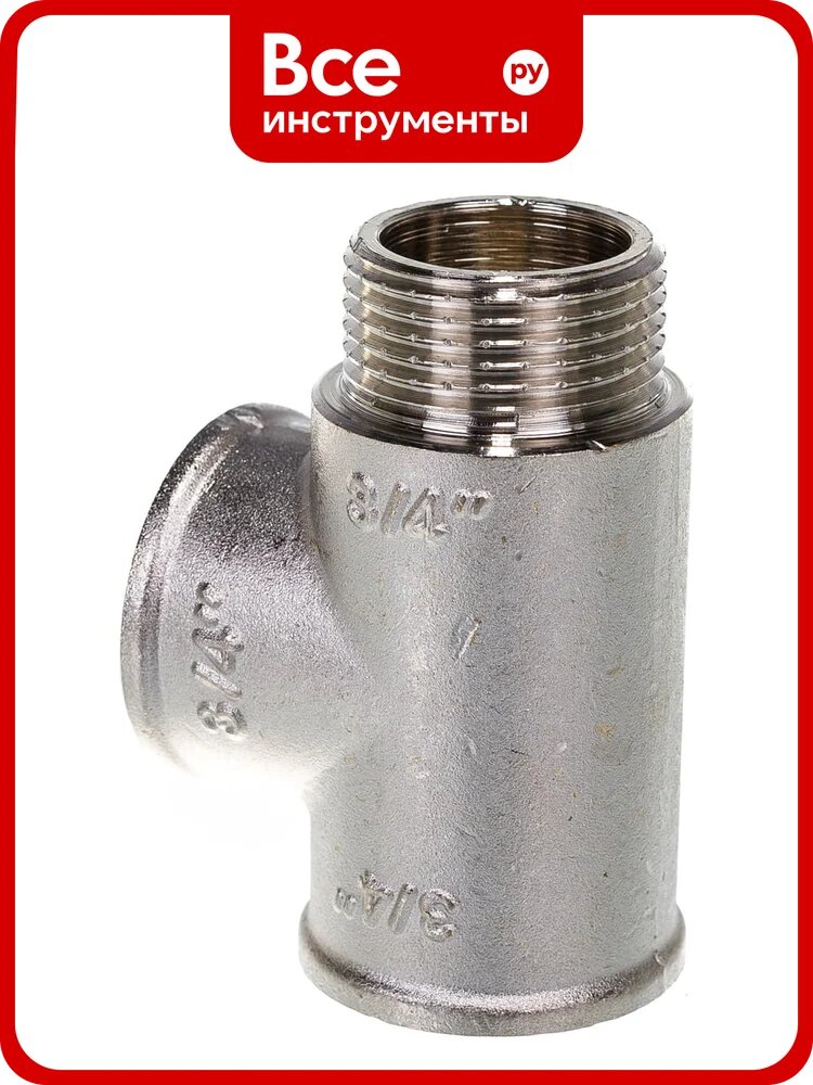 Тройник с переходом на нар. р. 3/4 нар.-вн.-вн. Valtec VTr.134. N.0005