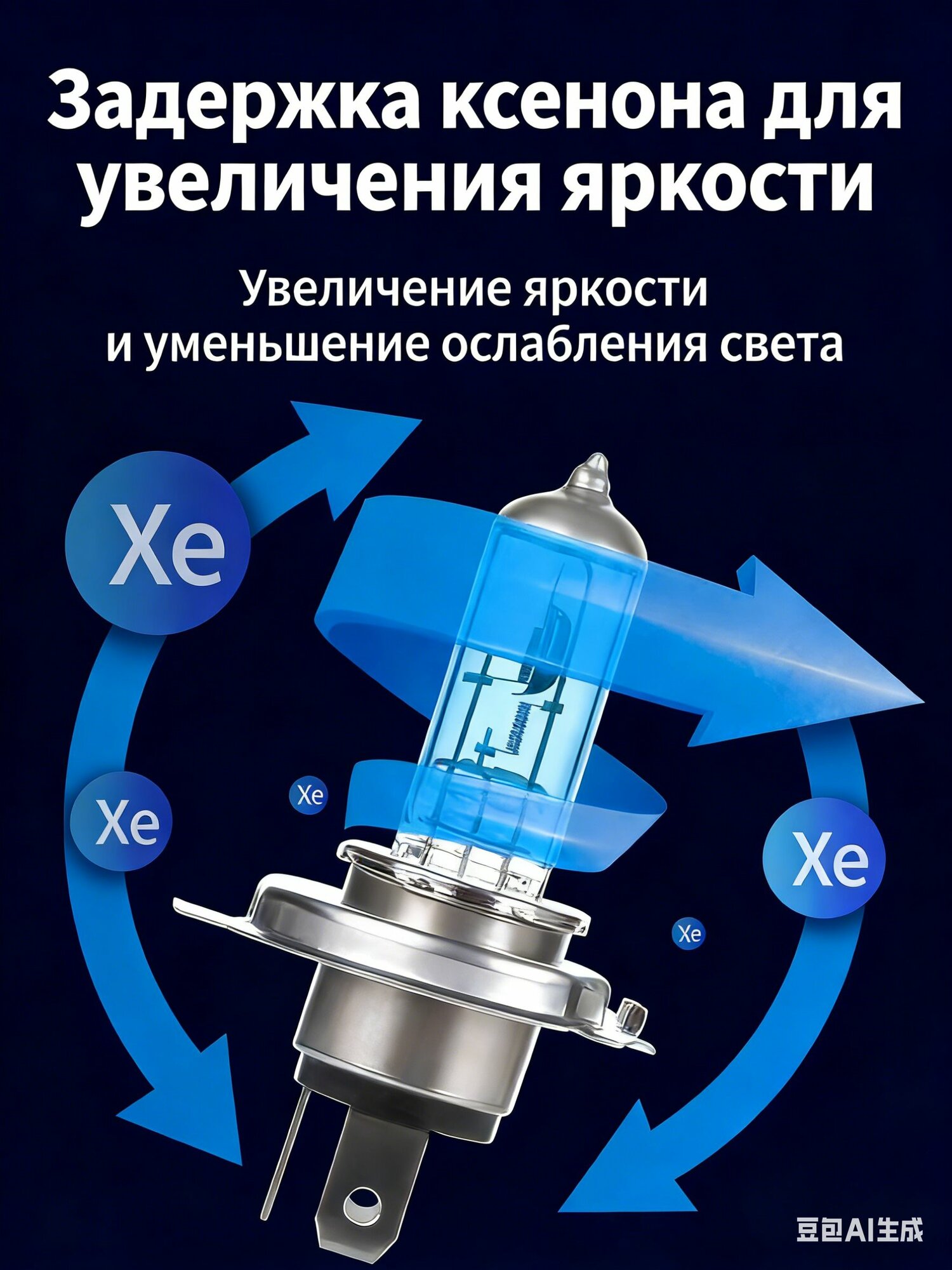 Галогеновые лампы H7, галоген 55 Вт, белые 5500k, без разбора фары, 2 шт