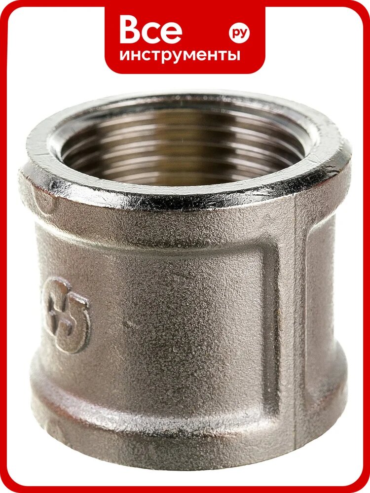Никелированная муфта STOUT ВВ 3/4 SFT-0006-003434 RG008Q0PRQ4EUG