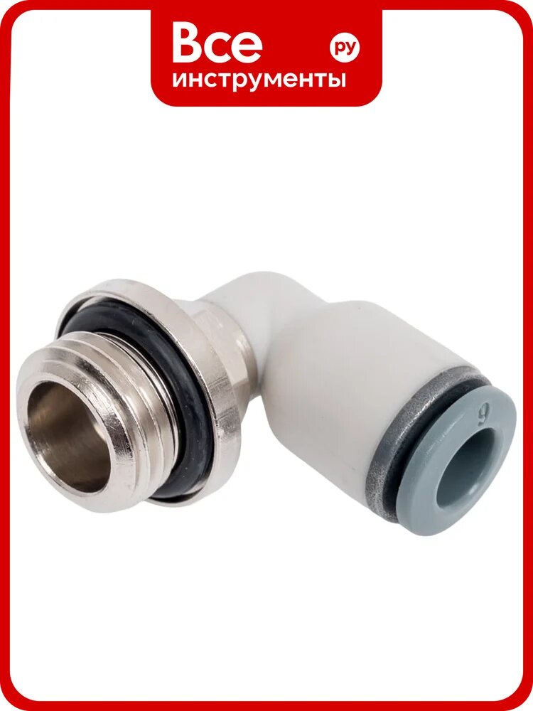 Фитинг угловой R7522 6 мм, 1/4" Camozzi SRF50-7522-0657R