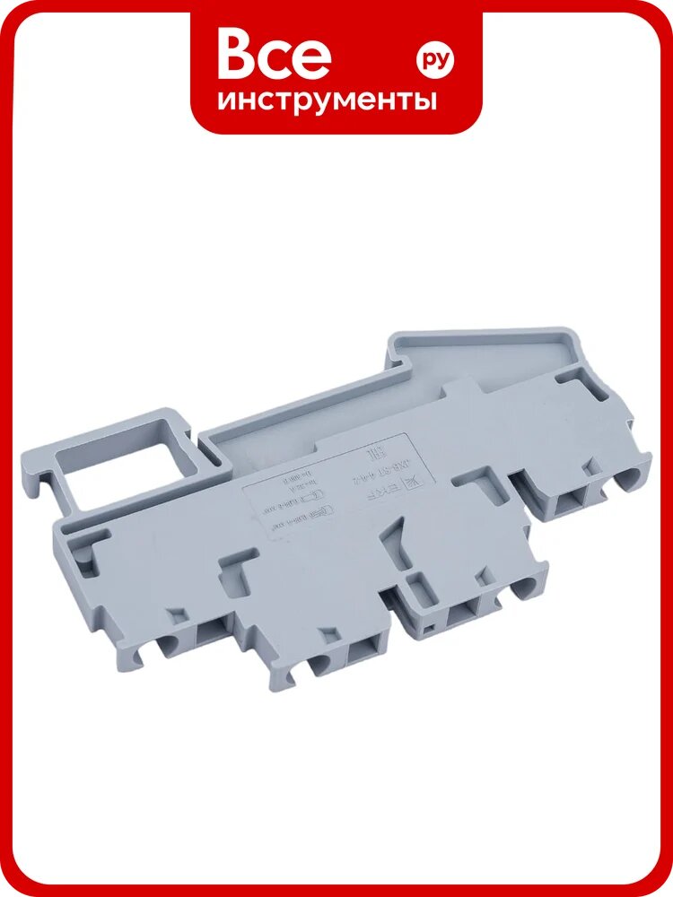 Клеммная самозажимная двойная колодка EKF JXB-ST-4 32А серая 40 шт PROxima plc-jxb-st-4-4-2