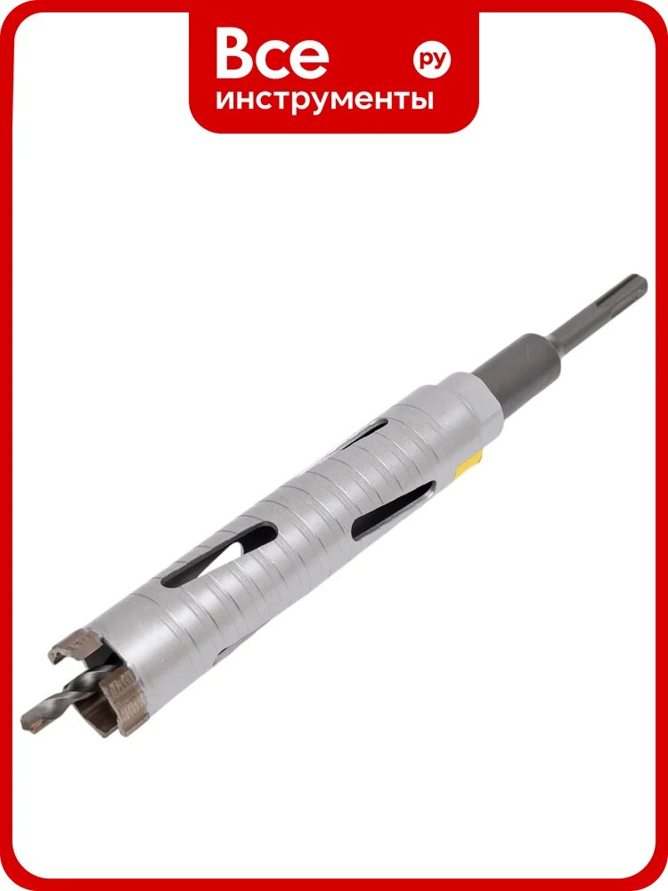 Коронка алмазная по бетону Hilberg 35x150 мм Laser Deep Drill HD335, для сухого сверления сквозных отверстий