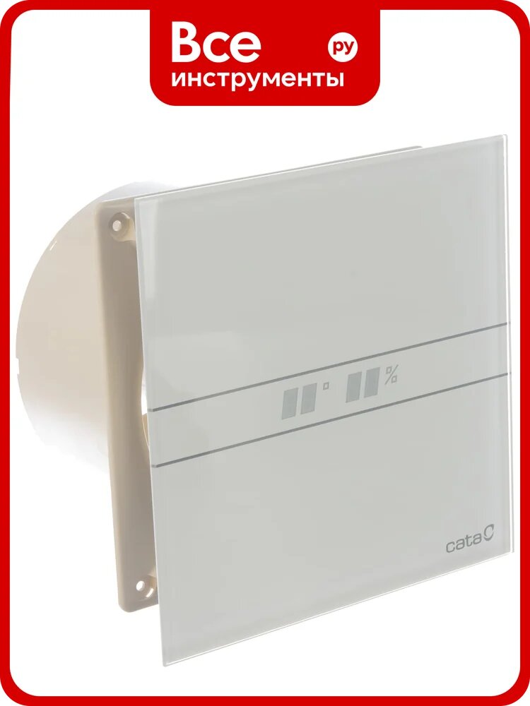 Вентилятор CATA E-150 GTH 8422248056854, светодиодный, настенный, с датчиком влажности и таймером