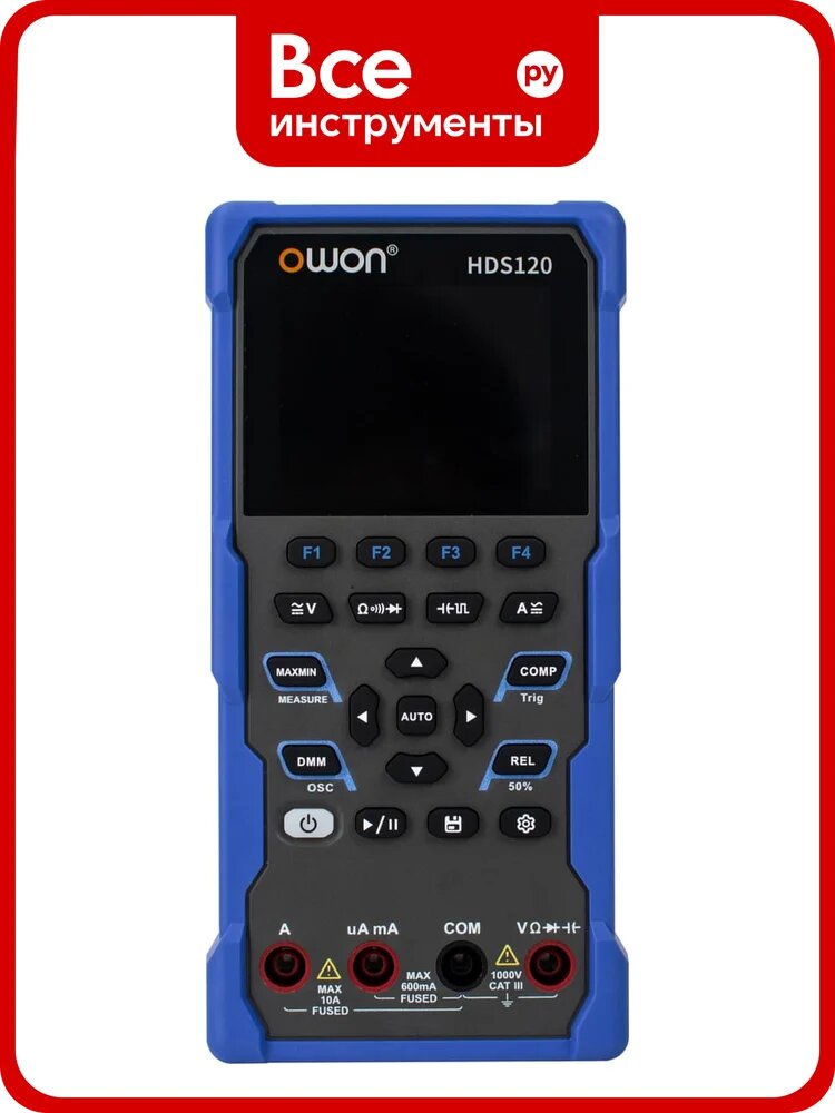 Цифровой мультиметр‑осциллограф OWON HDS120 OW123, профессиональный измерительный прибор, функция