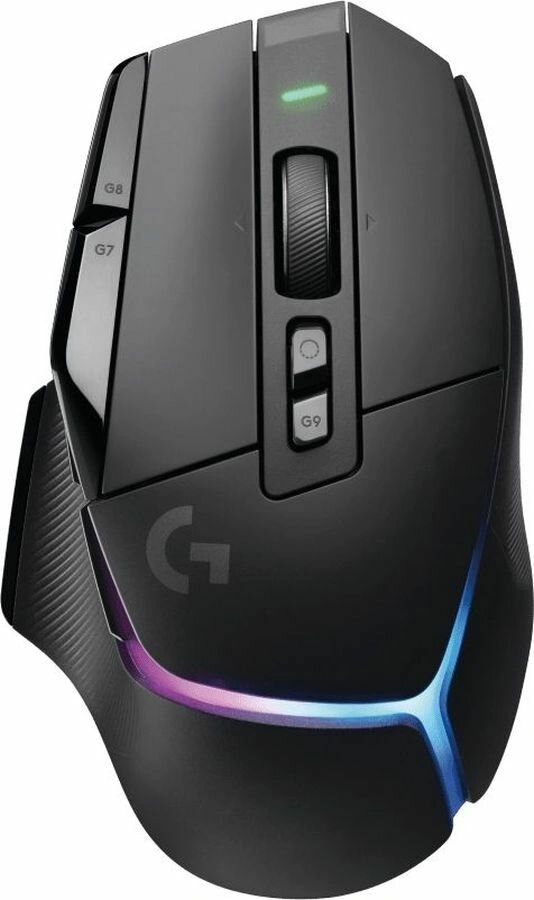 Мышь беспроводная Logitech G502 X Plus оптическая 25600dpi 13but черный (910-006164)