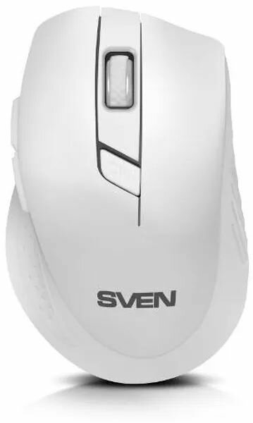Мышь беспроводная Sven белый,1600dpi, 6 кнопок SV-014469