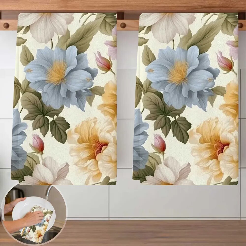 Полотенце кухонное кухонная тряпка, Велюровая фактура, 40x60, 2шт