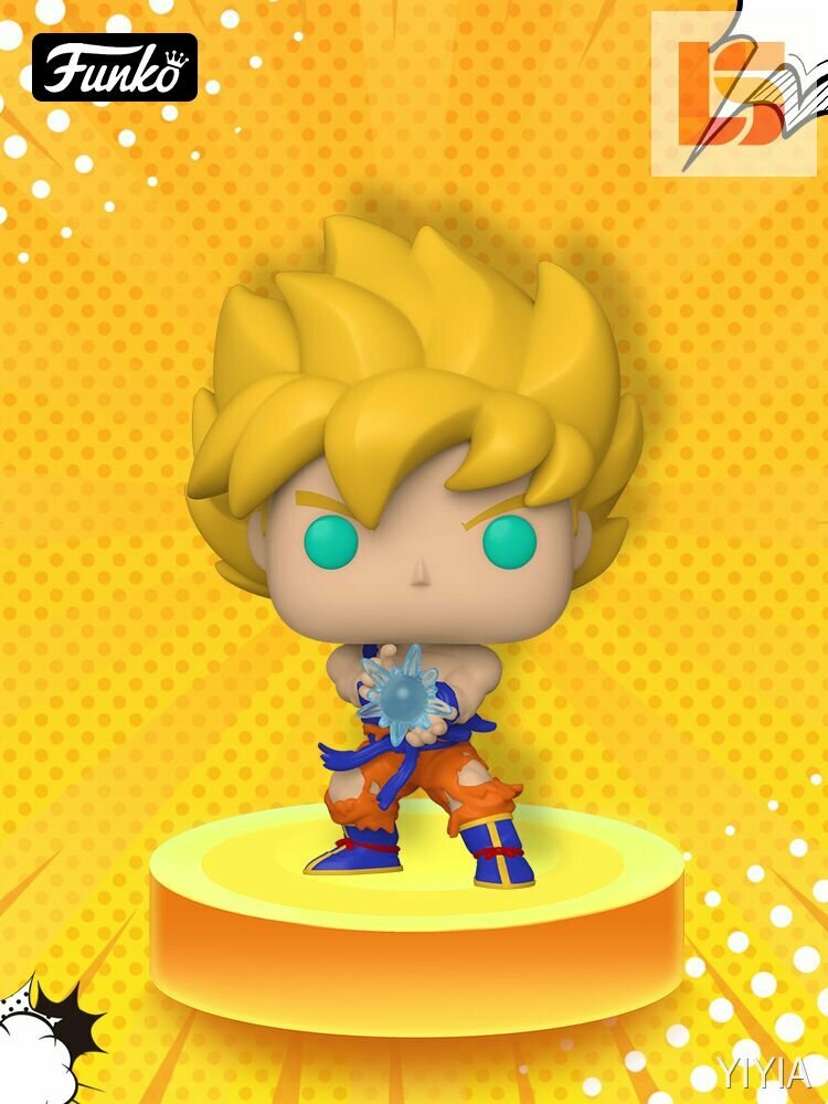 ФигипкаFunko POP! Dragon Ball series Супер Сайян Сун Гоку, выпускающий волну Ки Каме 48660