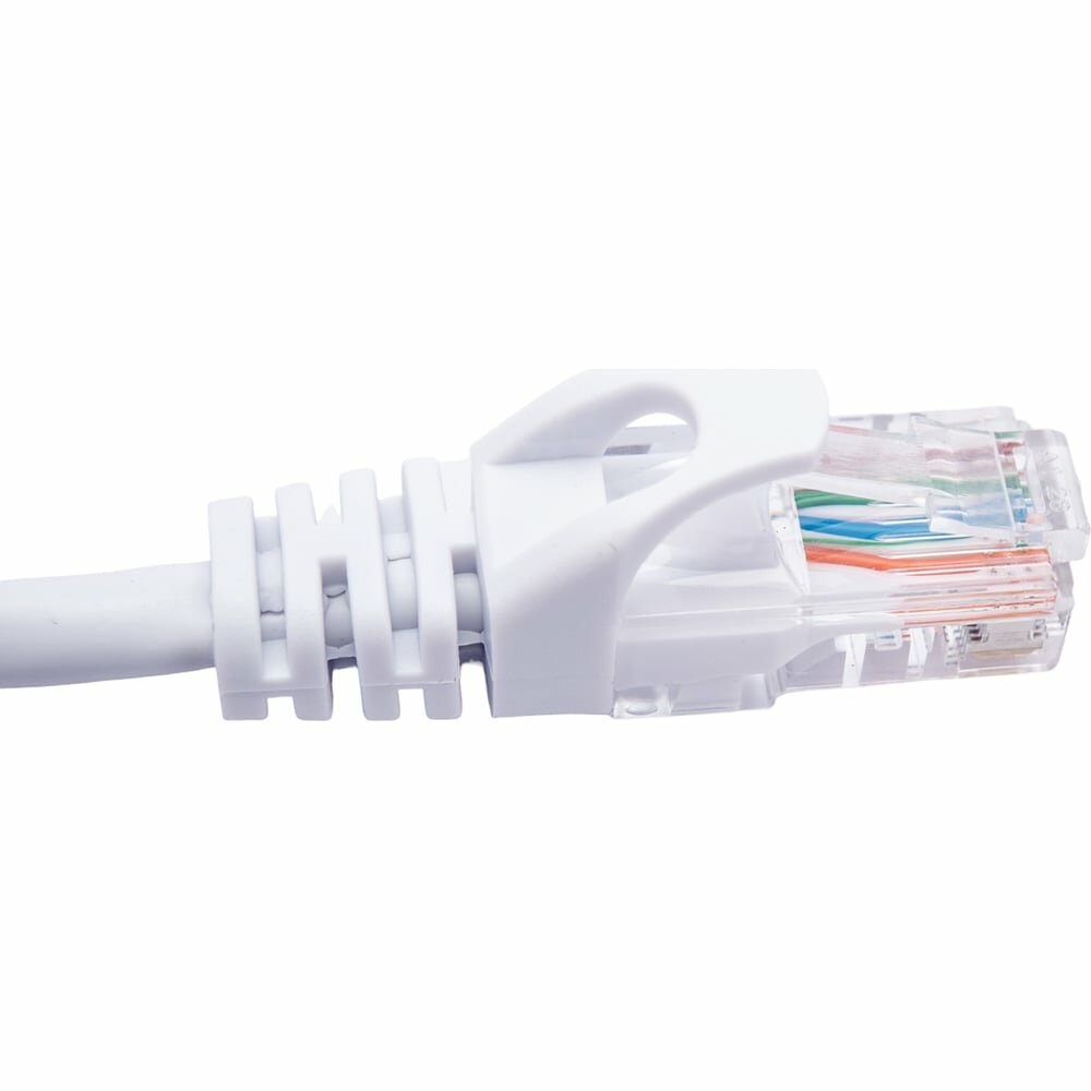 Патч-корд Netlink UTP 5е кат. литой 0,5 м белый 00000001251 — фото 1