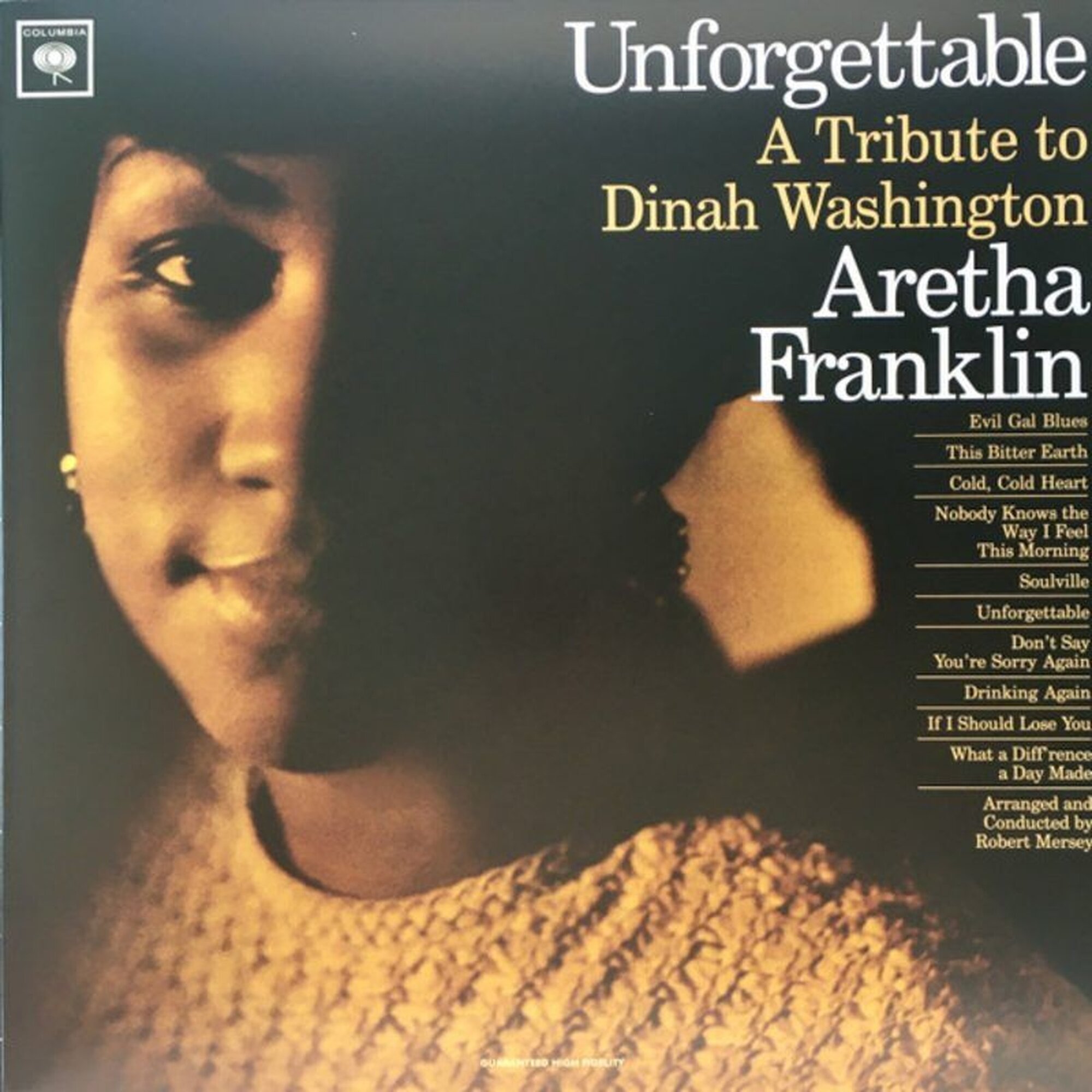 Aretha Franklin. Unforgettable (A Tribute To Dinah Washington) (LP) виниловая пластинка