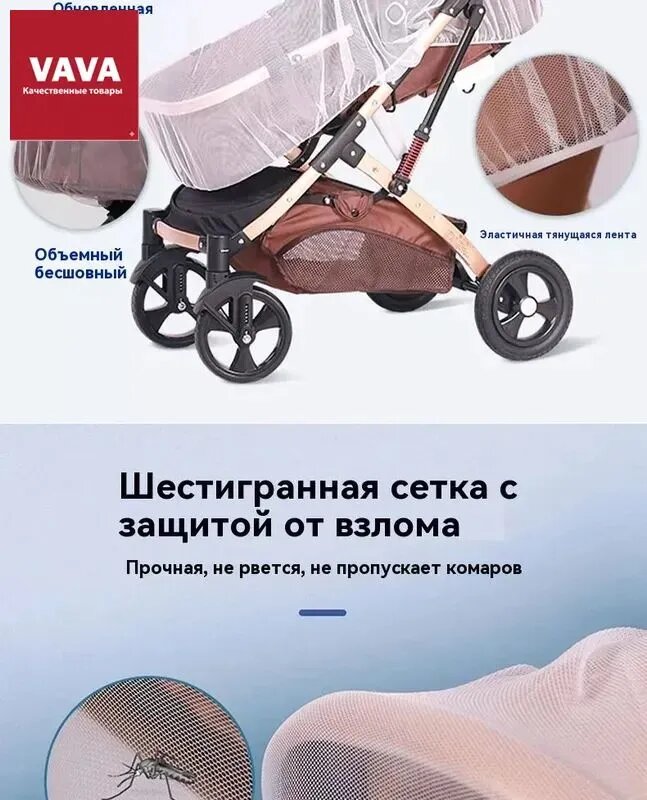 Москитная сетка для коляски — фото 1