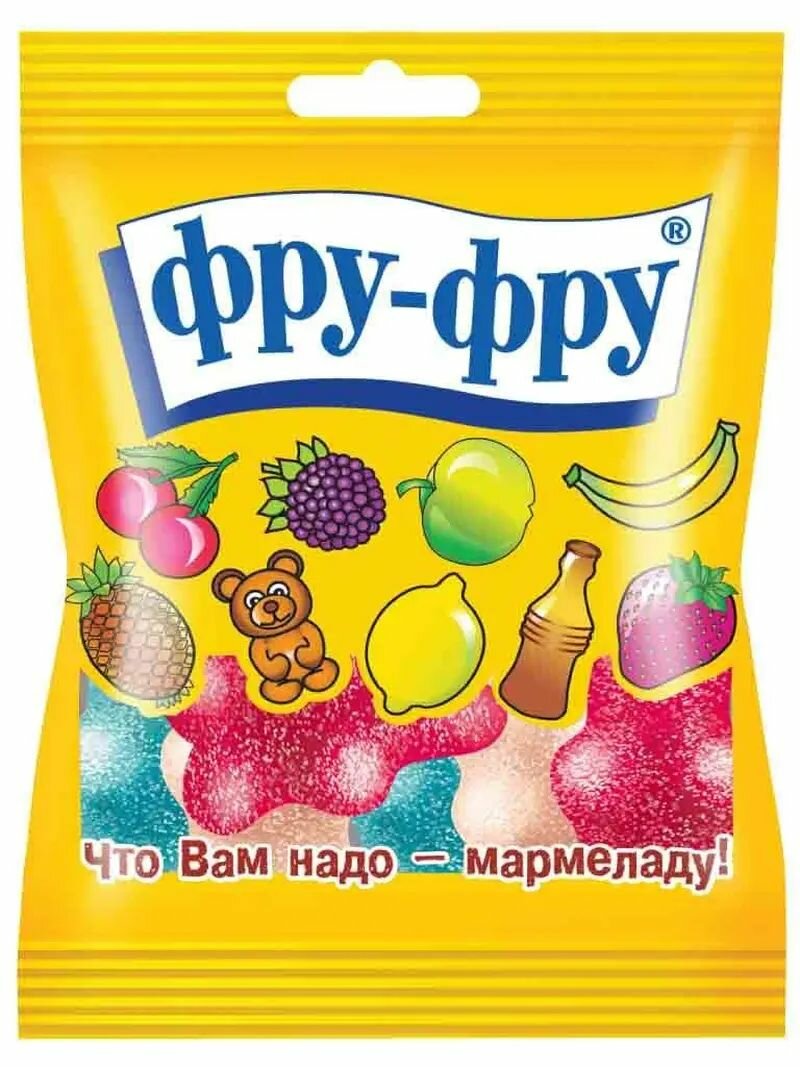 Мармелад "ФРУ-ФРУ" жеват. С натур. Соком медвежата 30Г