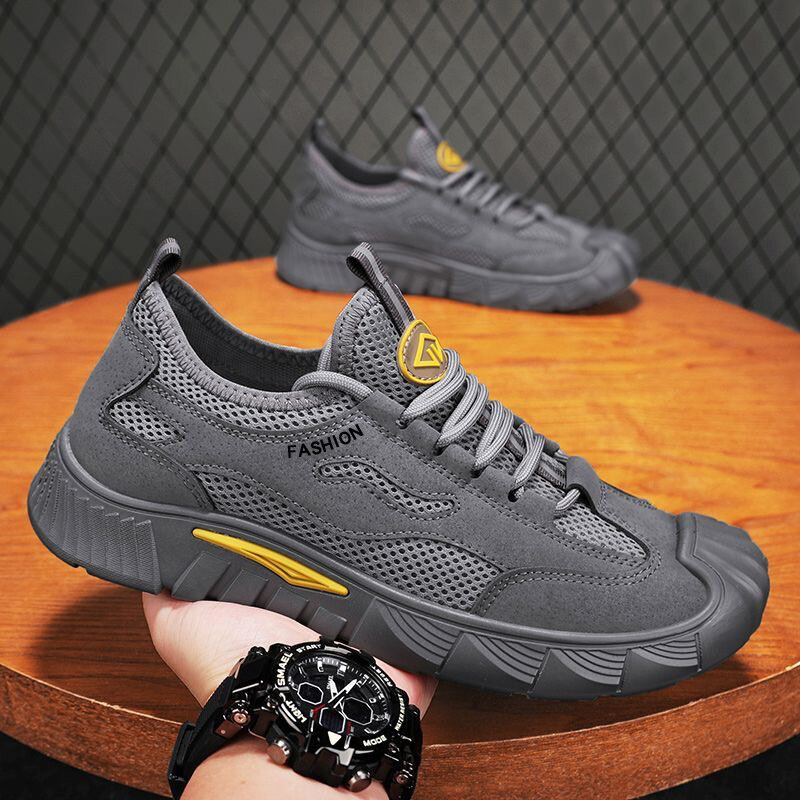 JYL Сникерсы мужские Осень Бег Легкость Дышащая сетка/2502 gray