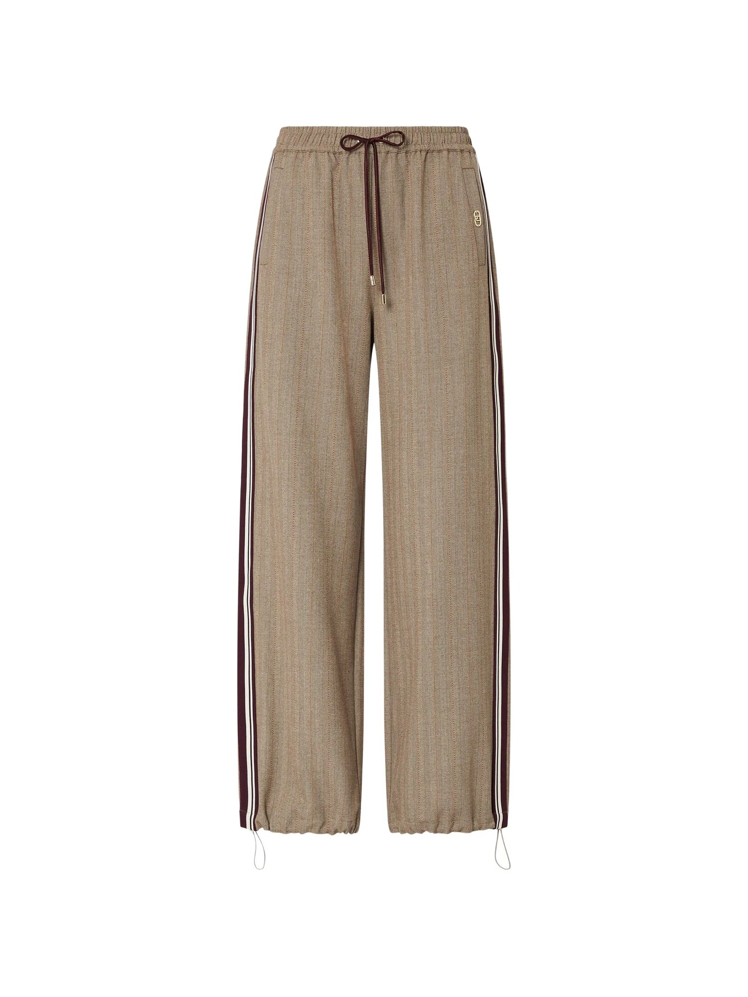 Брюки Pinstriped drawstring track pants