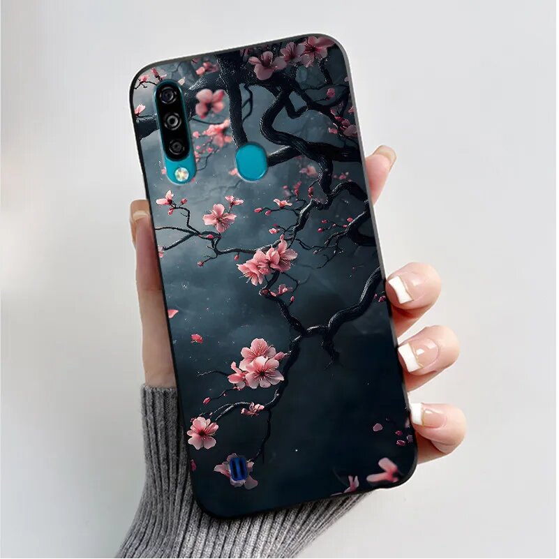 Чехол с принтом для ZTE Blade A7 A5 A3 2020, мягкий силиконовый Черный, TPU-TPU335, Blade A51 Lite