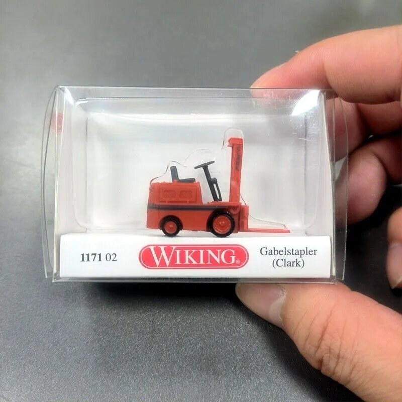 Машинка WIKING HO 1/87 Scale Klassischer Gabelstaper Clark Forklift in Lite 1171 Car Model Collection Gifts