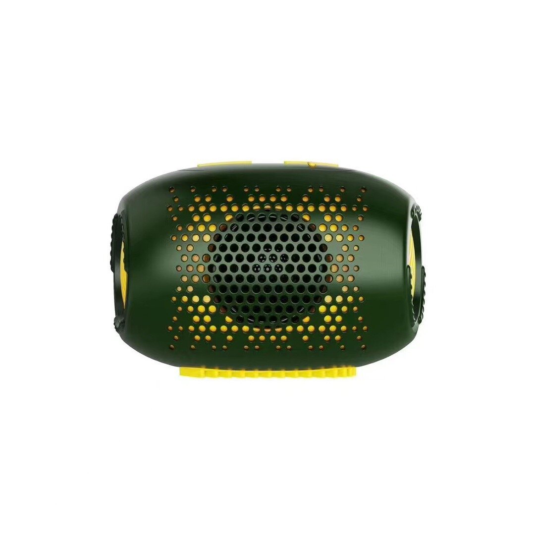 Koleer S886 Портативная беспроводная колонка с шнурком, слотом для карты, бас-усилителем для улицы - Зеленый подарок