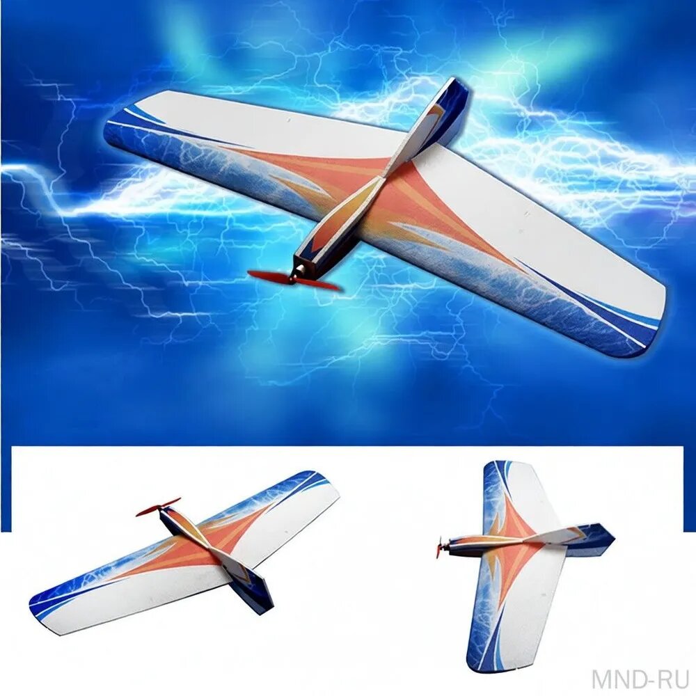 Тренировочный комплект радиоуправляемого самолета Сияющее крыло от Dancing Wings Hobby, изготавливаемый из материала ЕПП