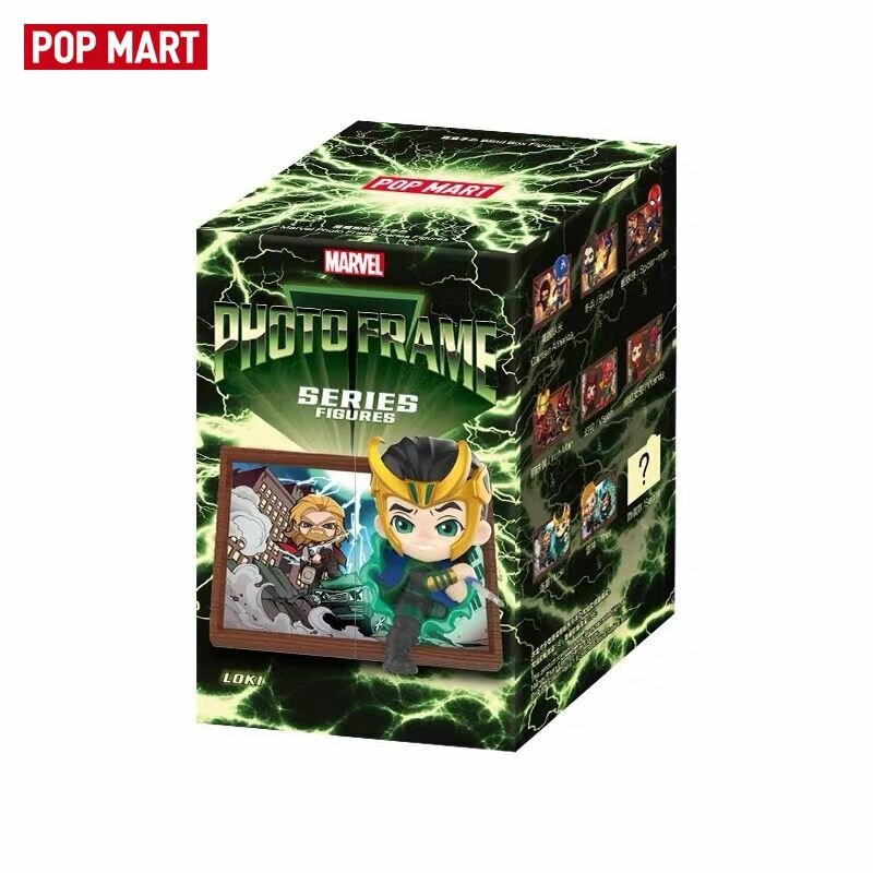 100% Original оригинал Коллекционная POP MART - Marvel Photo Frame Series, Подарки,1 шт