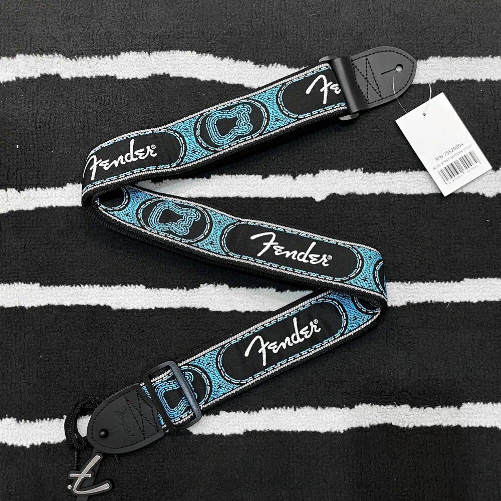 FENDER ремень с силуэтом для электрогитары/бас-гитары, 6 уникальных дизайнов, удобный и износостойкий, регулируемая длина, для музыкантов и любителей музыки