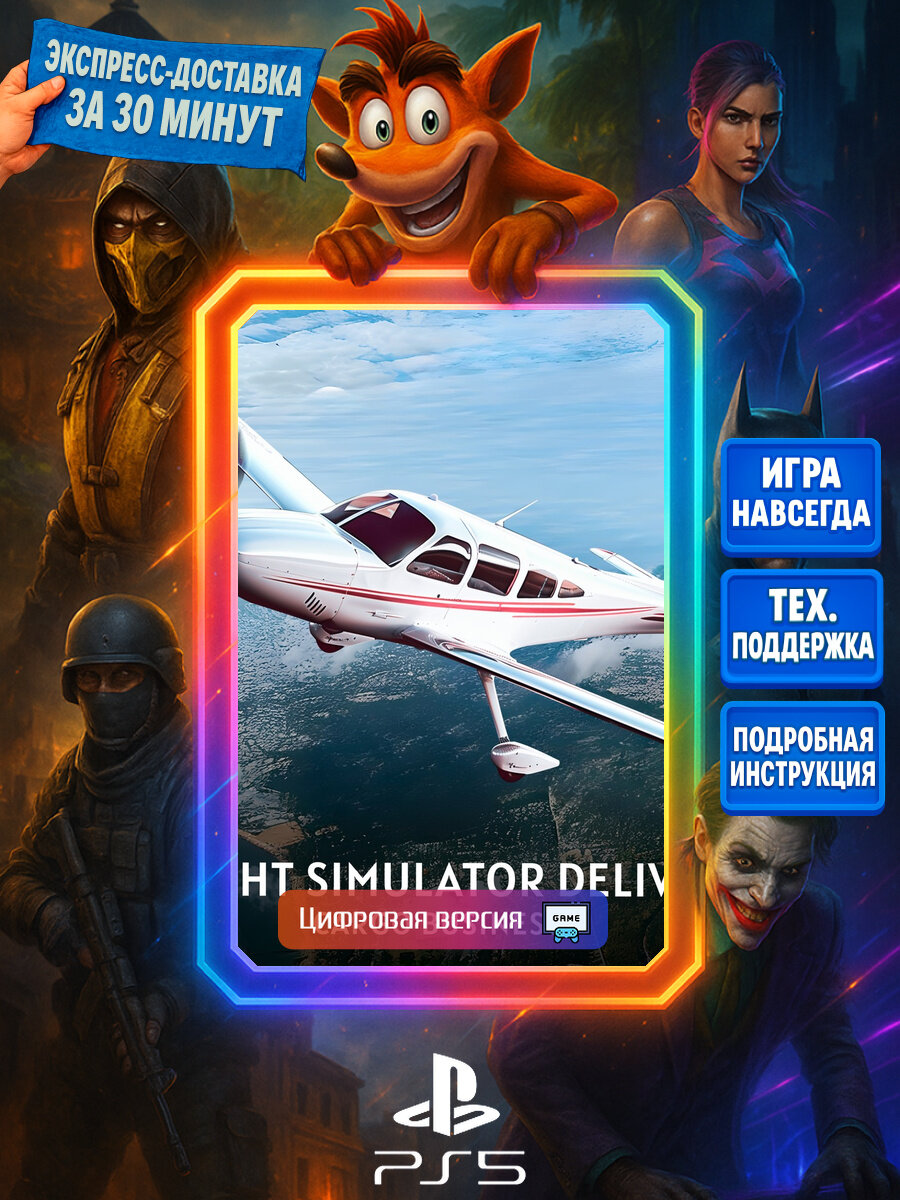 Flight Simulator Delivery: Cargo Business PS5 | Моментальная доставка | Английский язык | Симуляторы