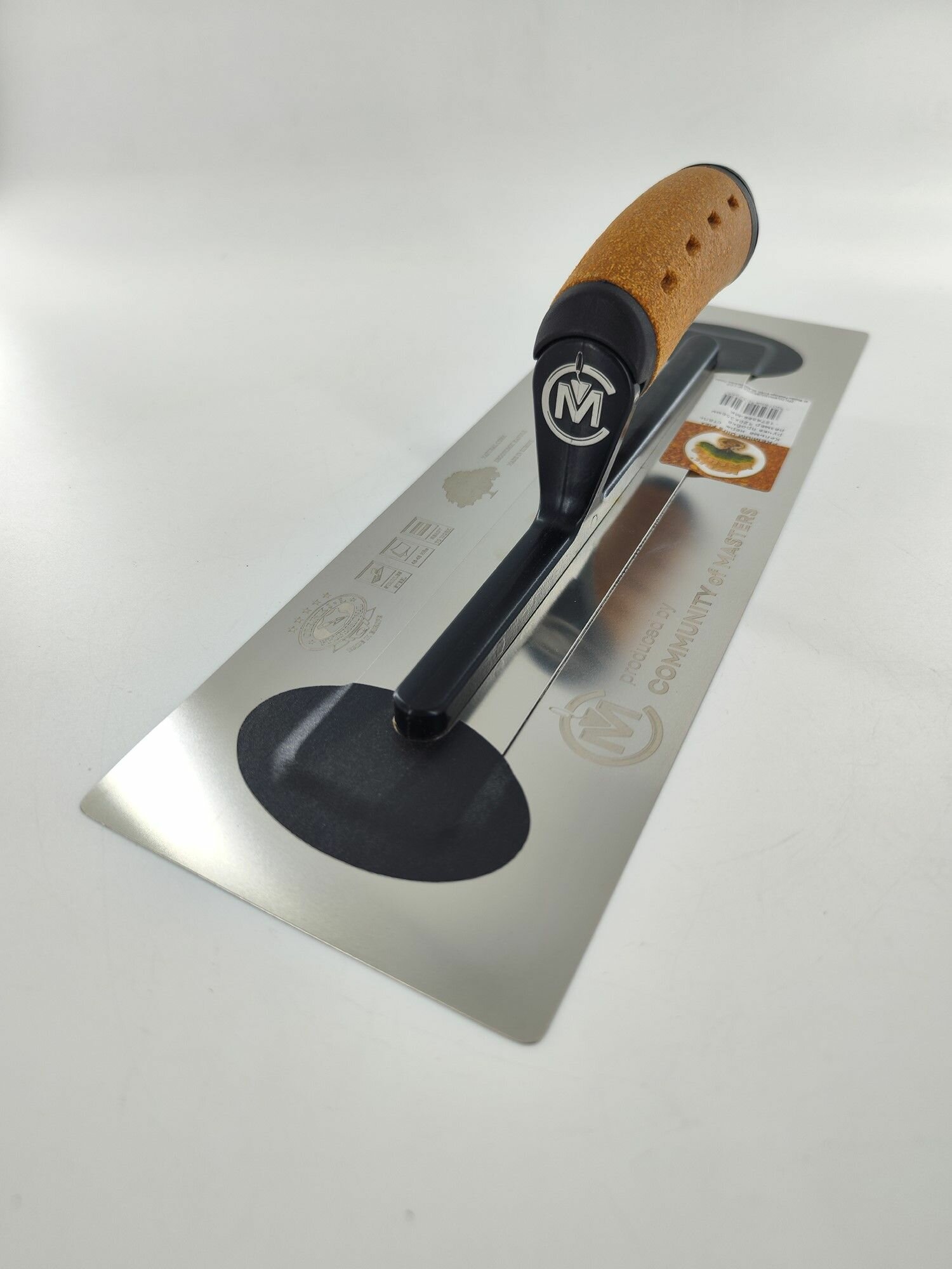 Кельма с ручкой пробка Olejnik Premium Gold Line Ultra Flex 1274356-MK (0,4*356*120мм)