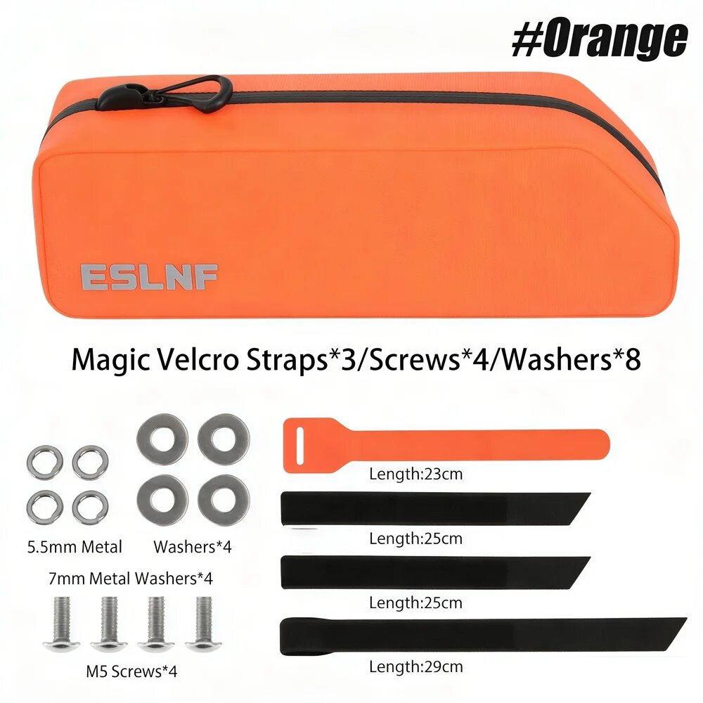 Водонепроницаемая сумки на раму велосипеда TPU, Polyester Оранжевый, Orange