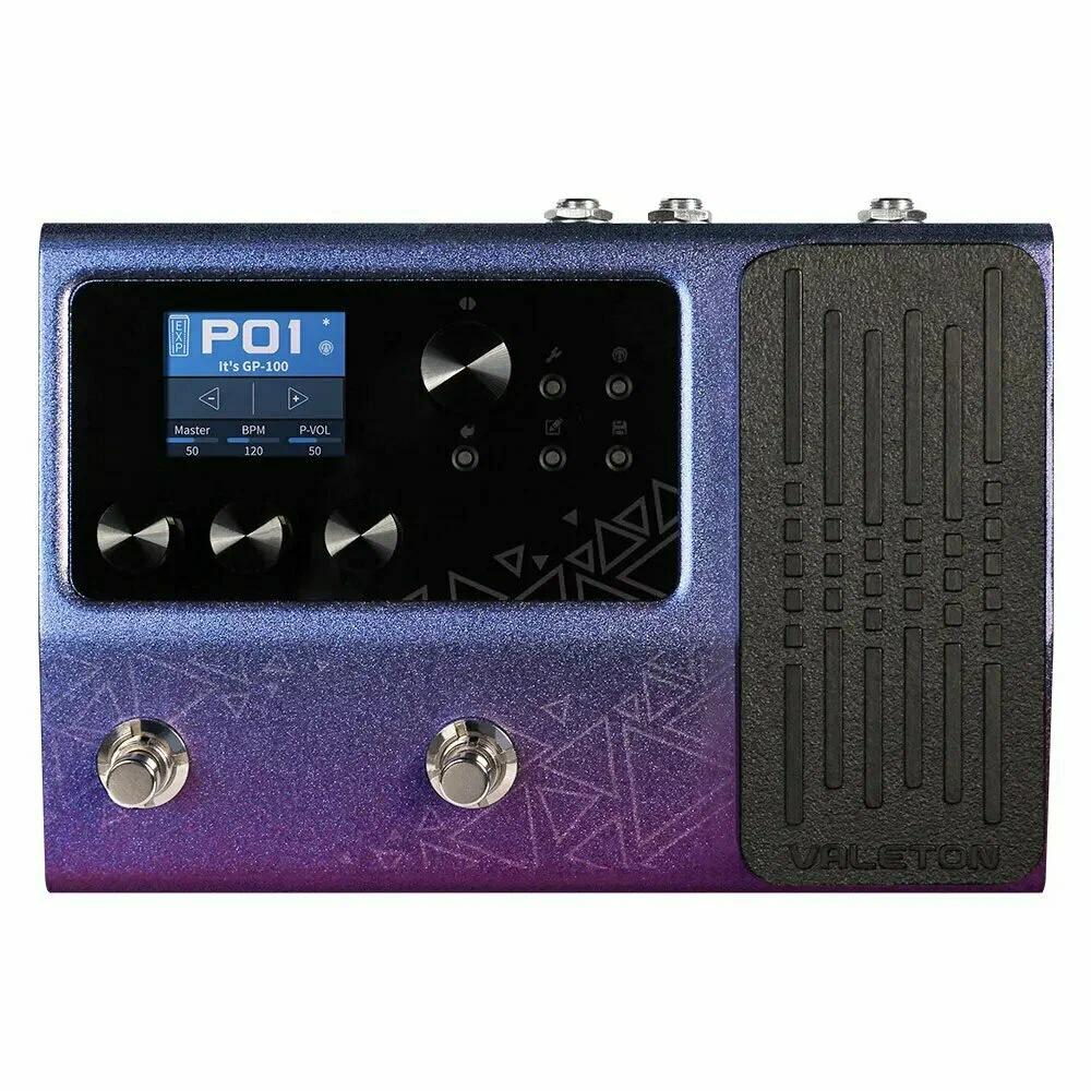 Valeton GP-100VT многофункциональный процессор для гитары фиолетовый, black