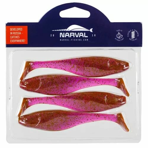 Силиконовая приманка Narval Commander Shad 12cm #003 4шт.