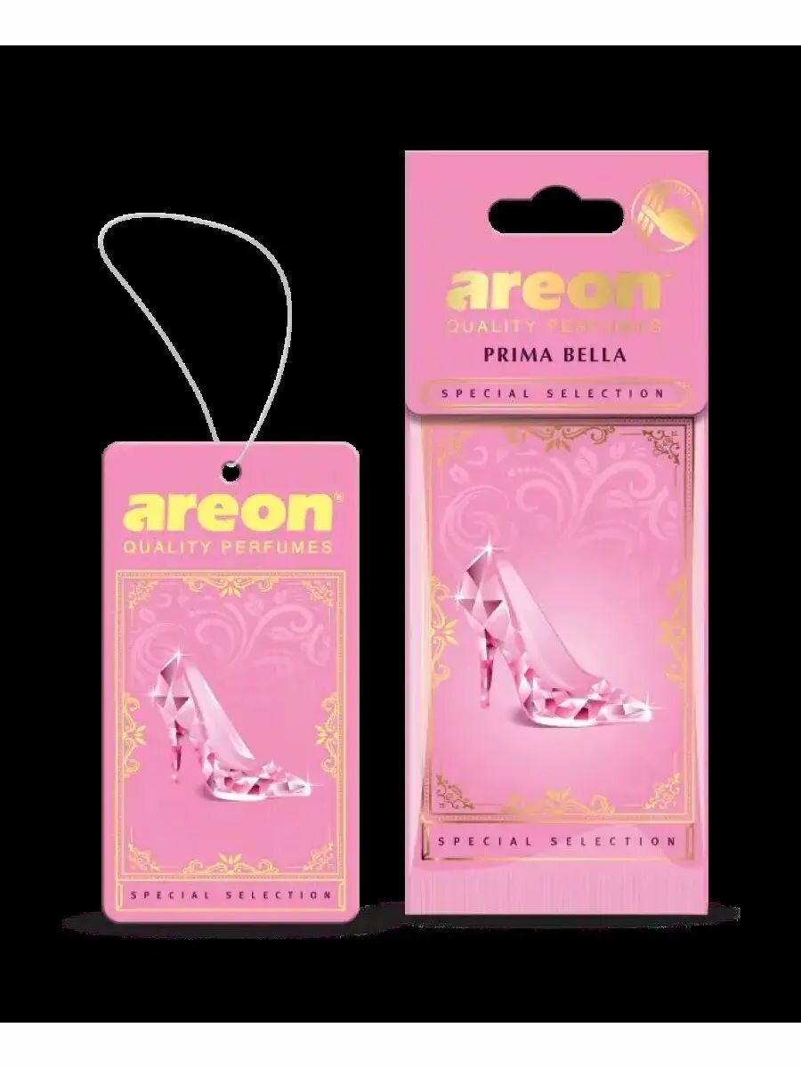 Ароматизатор для автомобиля подвесной "AREON" Prima Bella, 1 шт.