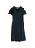 Платье Jil Sander Sablé Envers dress, размер 40, Синий принт