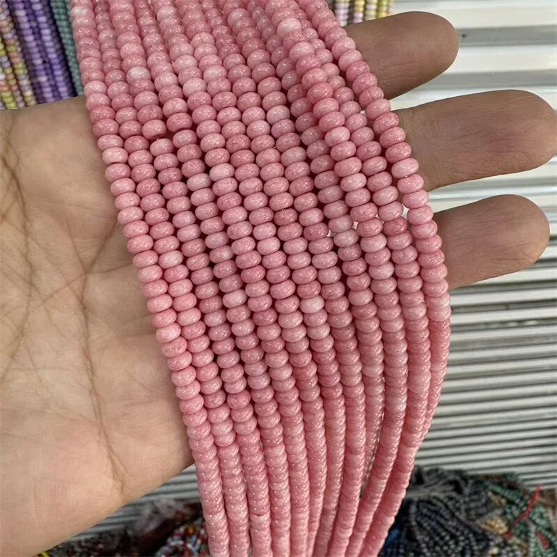 Цветные стеклянные бусины 2x4 мм 2X4mm about128pcs, 29